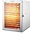 Amazon.com: SENDRY Food Dehydrator with 6 Stainless Steel Trays, LED ...