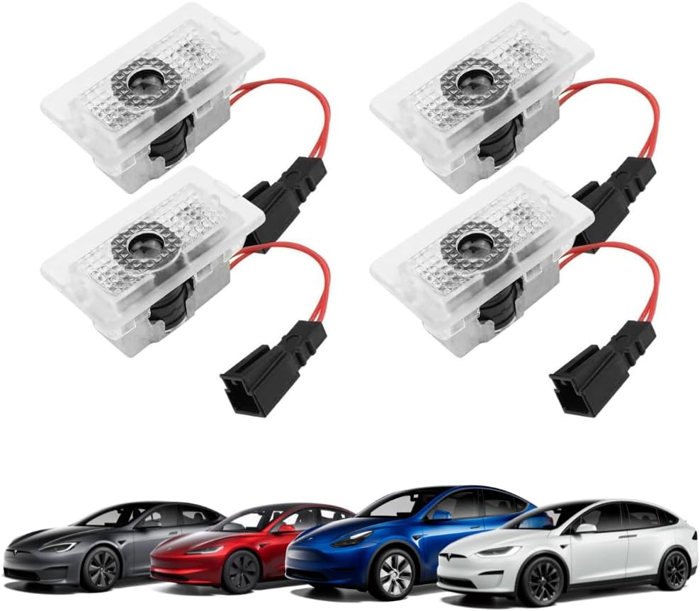 Amazon.com: MVP Auto Supplies Door Light Logo Projector for Tesla Model ...