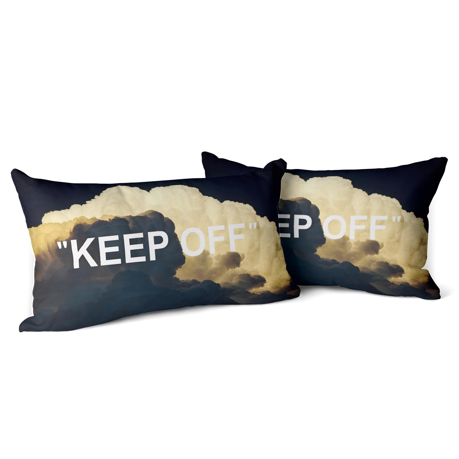 Amazon.com: Khxriypha Hypebeast Room Decor Keep Off Pillow Set of 2 ...