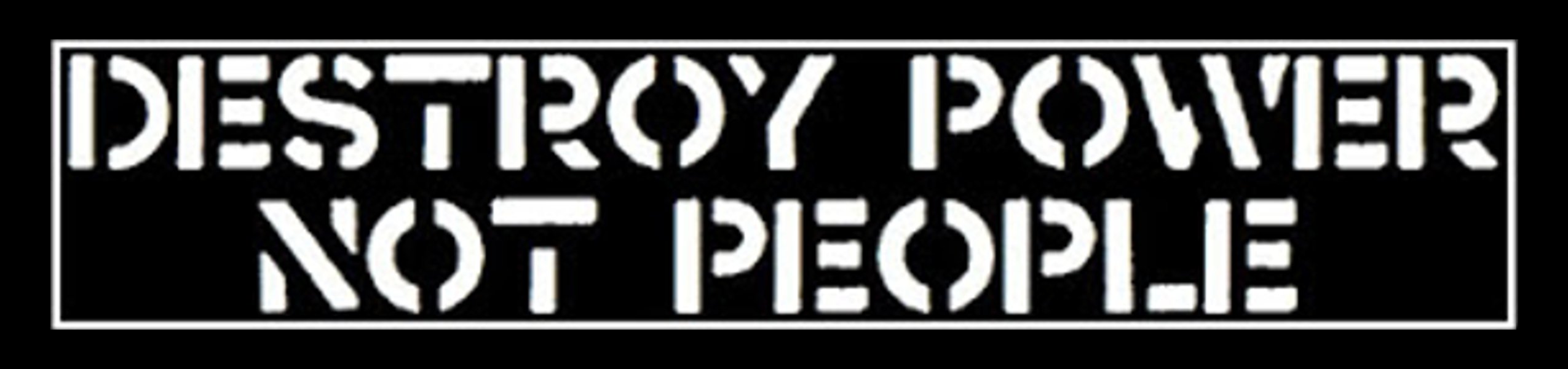 Buy 8.5 x 2 inch Crass Anarchy Sticker - Amebix Anarcho Anti Cimex ...