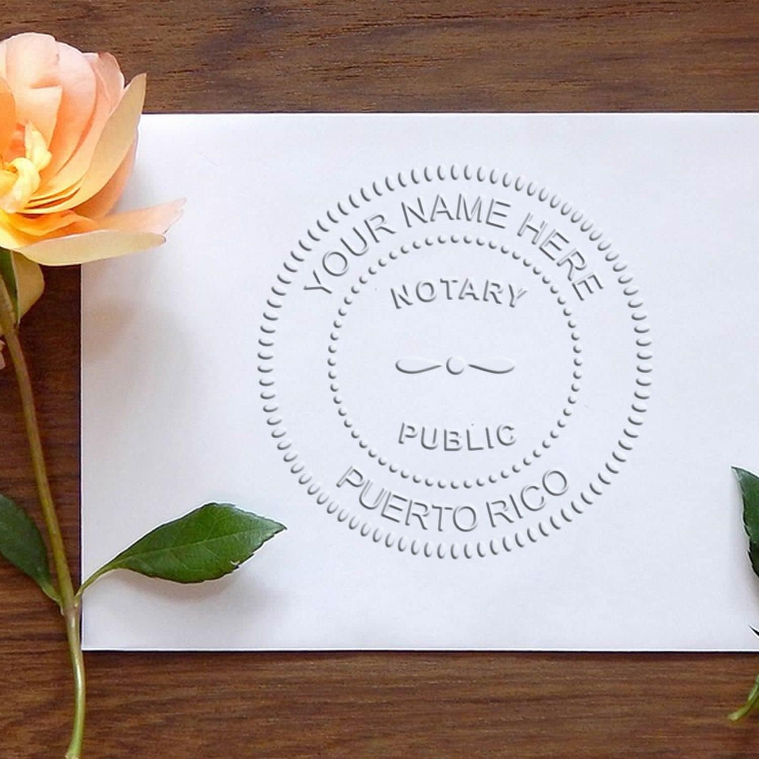 Amazon.com : Puerto Rico Notary Seal - Black Hybrid Puerto Rico ...