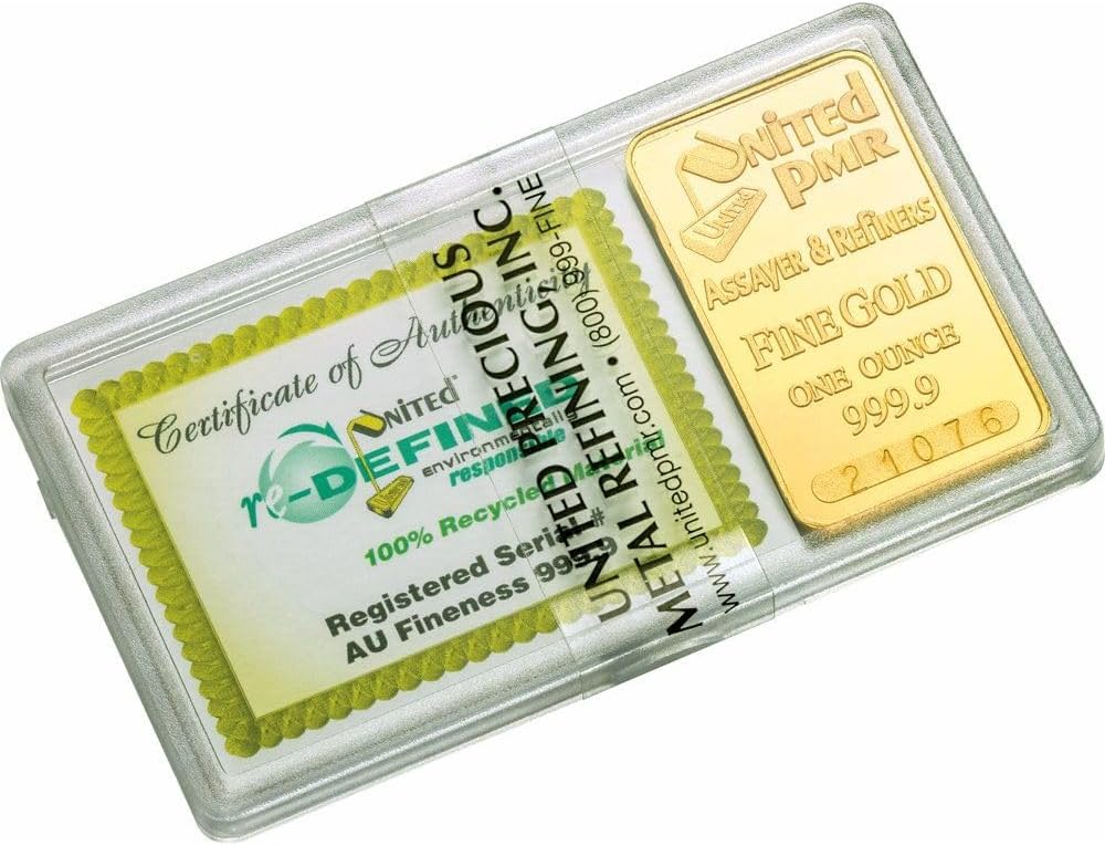 Amazon.com: 24k Yellow Gold 1 Ounce Gold Bar Fine Jewelry for Women ...