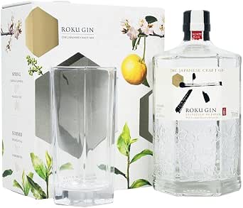 Roku Gin - Glass Gift Pack, 70cl : Amazon.co.uk: Grocery