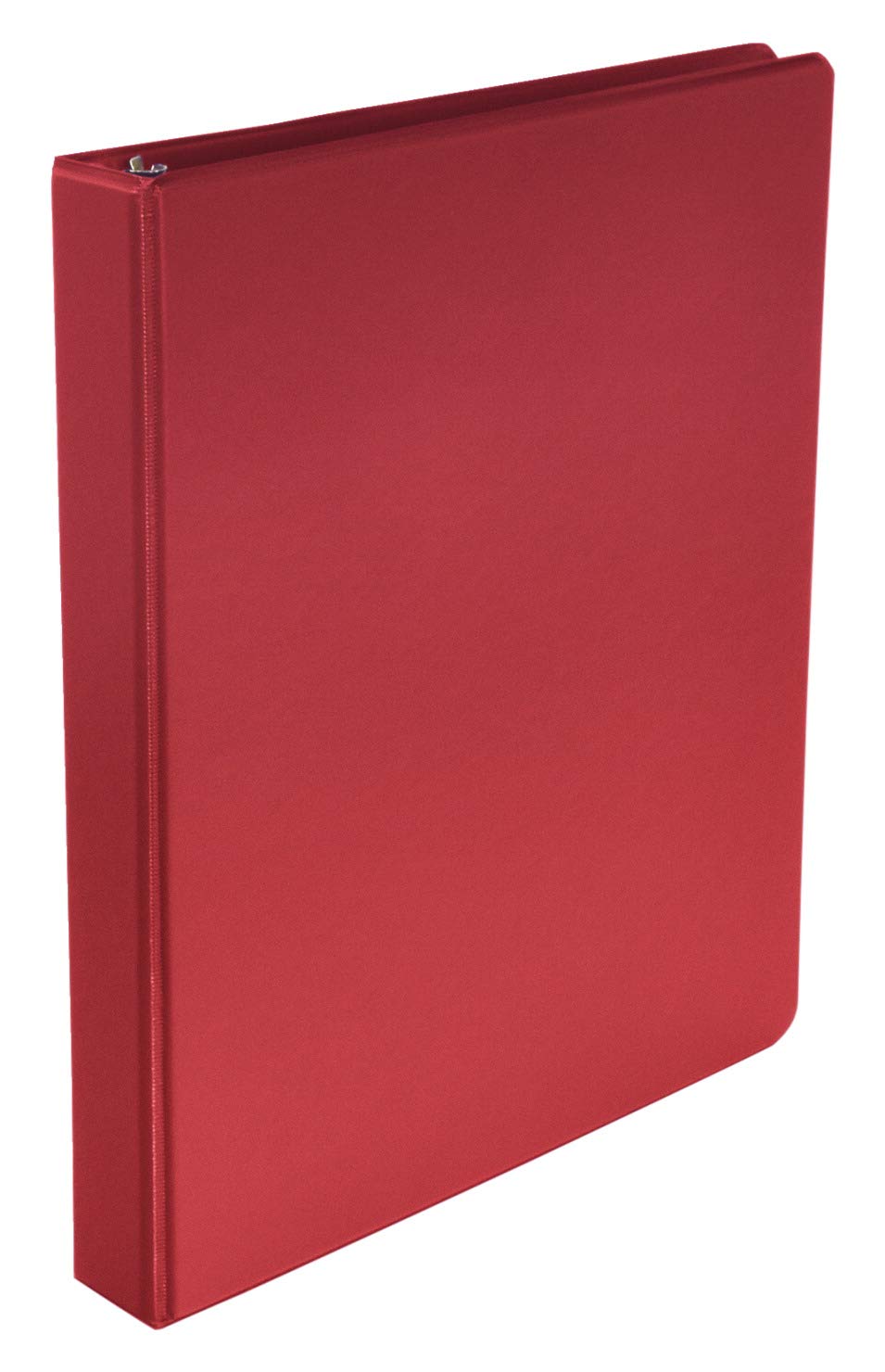Amazon.com : School Smart Polypropylene Round Ring Binder, 1 Inch, Red ...