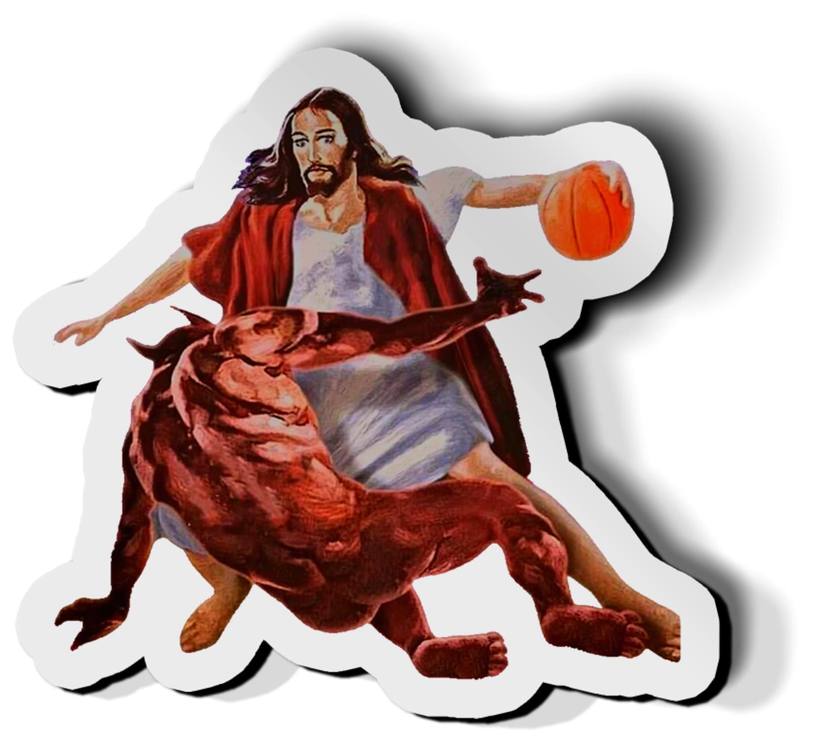 Jesus Basketball Memes Dunk On The Haters Jesus Vs Satan Funny