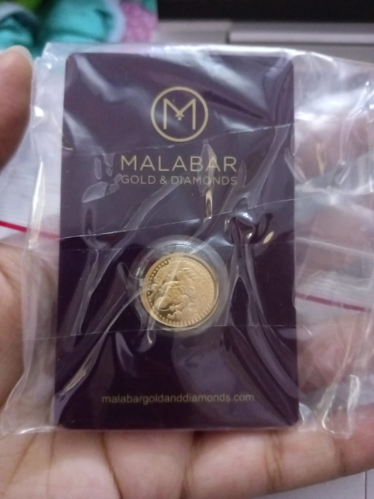Malabar Gold & Diamonds Gold Coin 22K (916) 2 grams | 22 kt Gold Coin ...