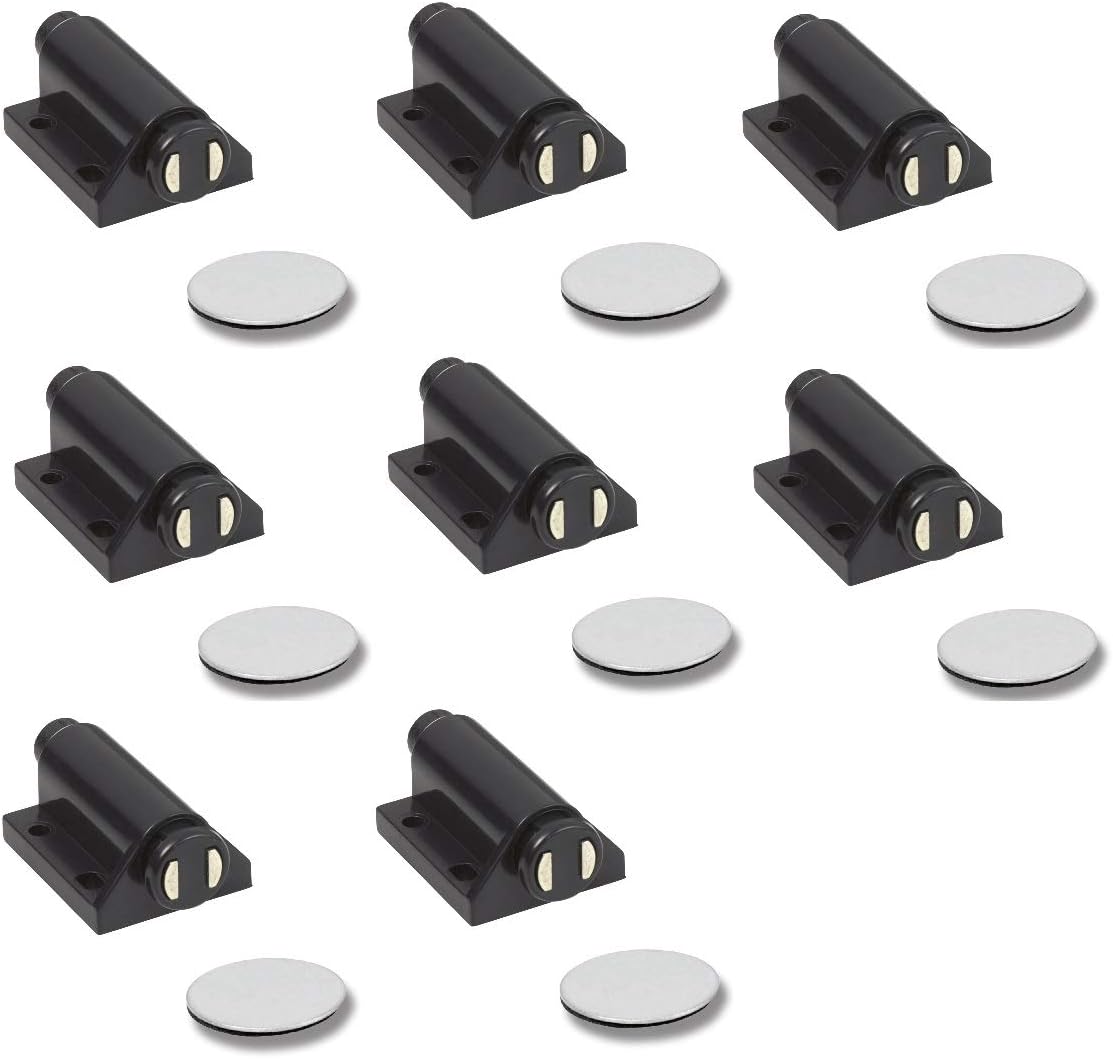 UMAXO® Push-to-Open Door Opener Spring Catch, Automatic Magnetic Push ...