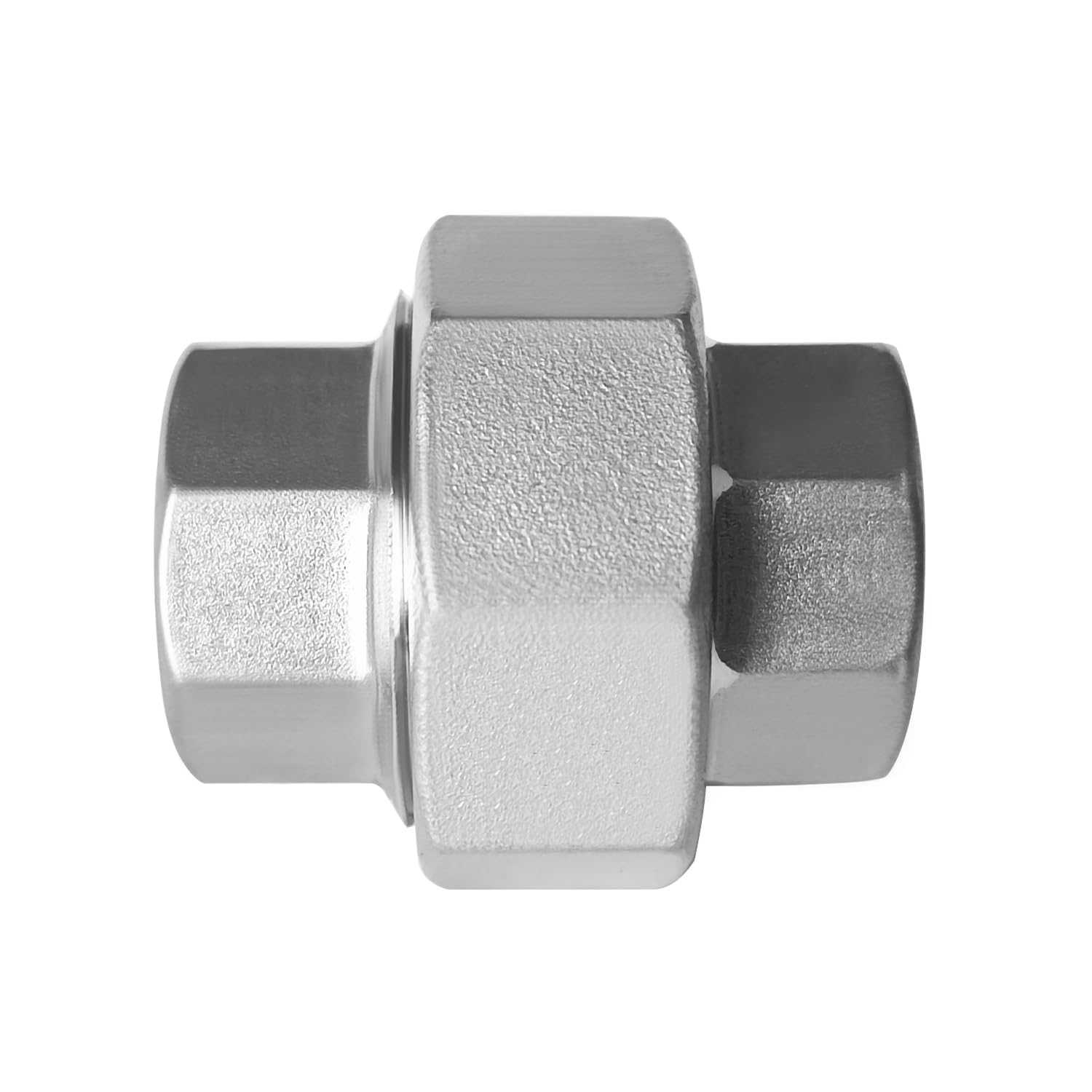 Snapklik.com : 304 Stainless Steel Union 1/2" NPT Female Thread Cast ...