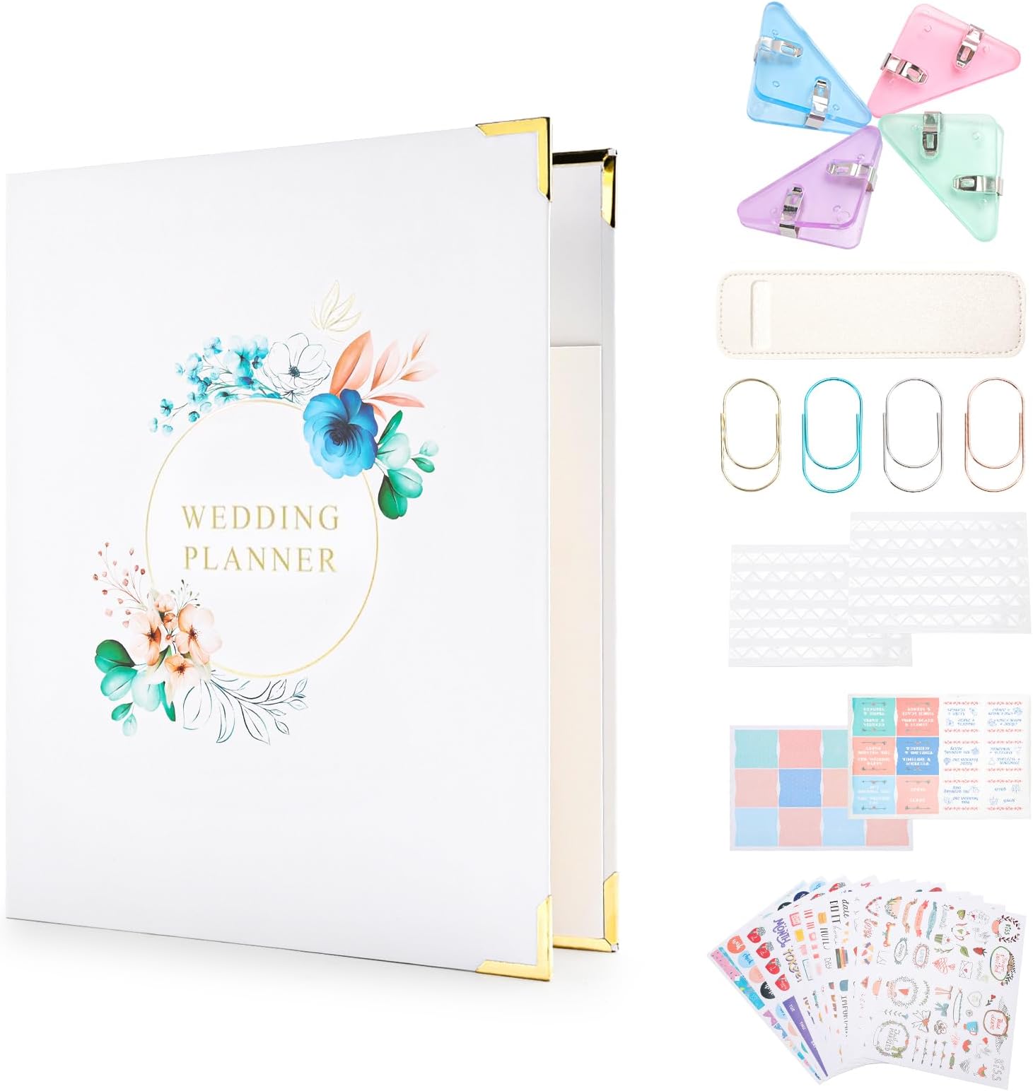 Busy B Wedding To Do Book - A5 size white & gold wedding organiser,1345 ...