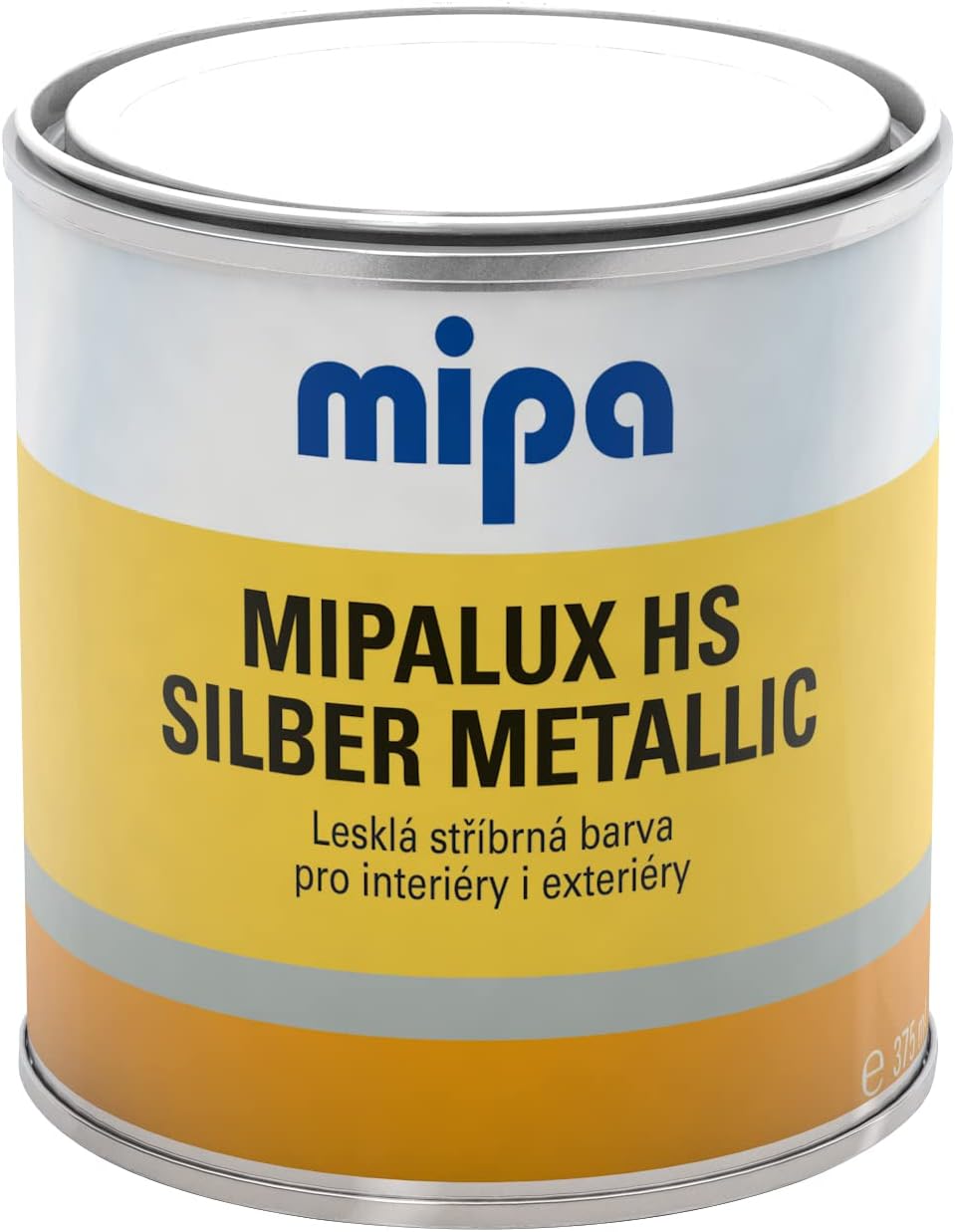 Mipa Mipalux HS Silber Metallic Alkydharzlack für innen & außen 375 ml ...