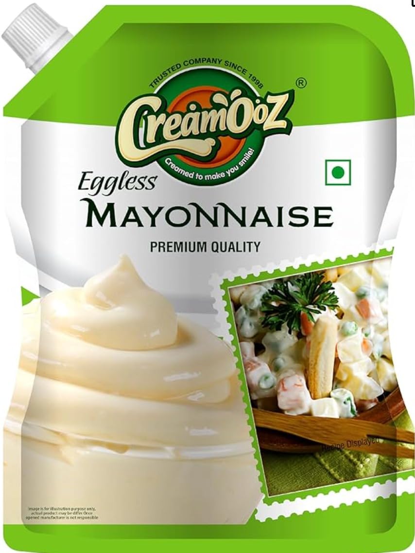 Creamooz Veg Mayonnaise 750g, Creamy Dip, Spread and Dunk Sauce for ...