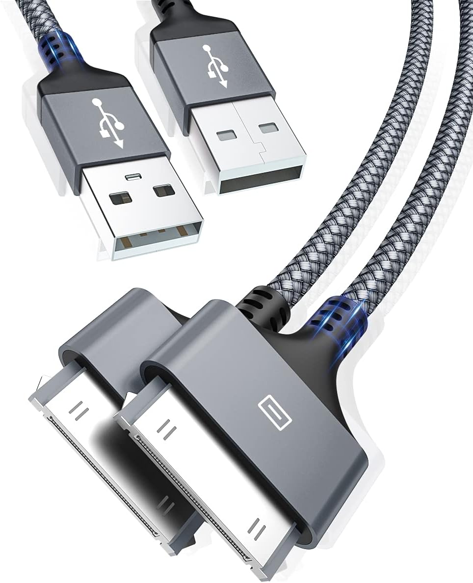 Amazon.com: Charging Cable, 10ft 30 Pin to USB Charger Cable Charge ...