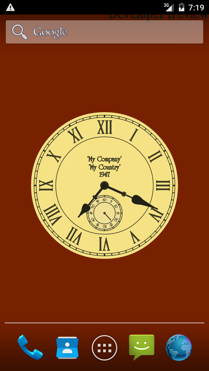 Analog Clock - App on Amazon Appstore
