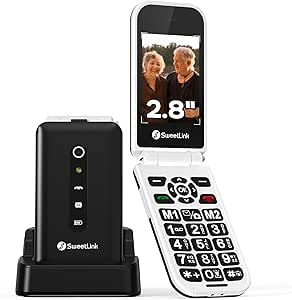 SweetLink F3PLUS 4G - Seniorenhandy Klapphandy ohne Vertrag mit großen Tasten, Handy für ...