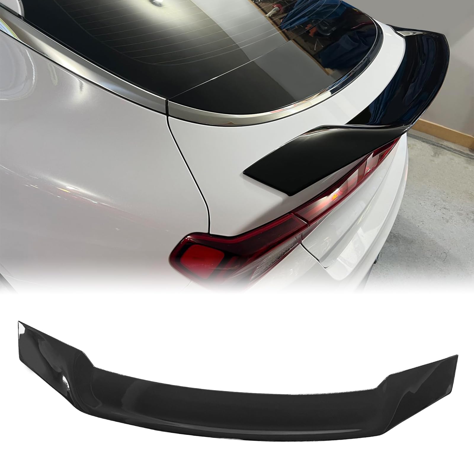 Amazon.com: FREEMOTOR802 Rear Trunk Spoiler Deck Lid Spoiler, Fits 2021 ...