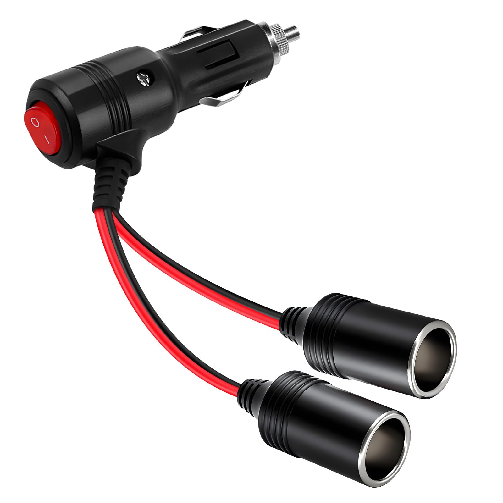 Amazon.com: Car Cigarette Lighter Splitter,2-Socket Cigarette Lighter ...