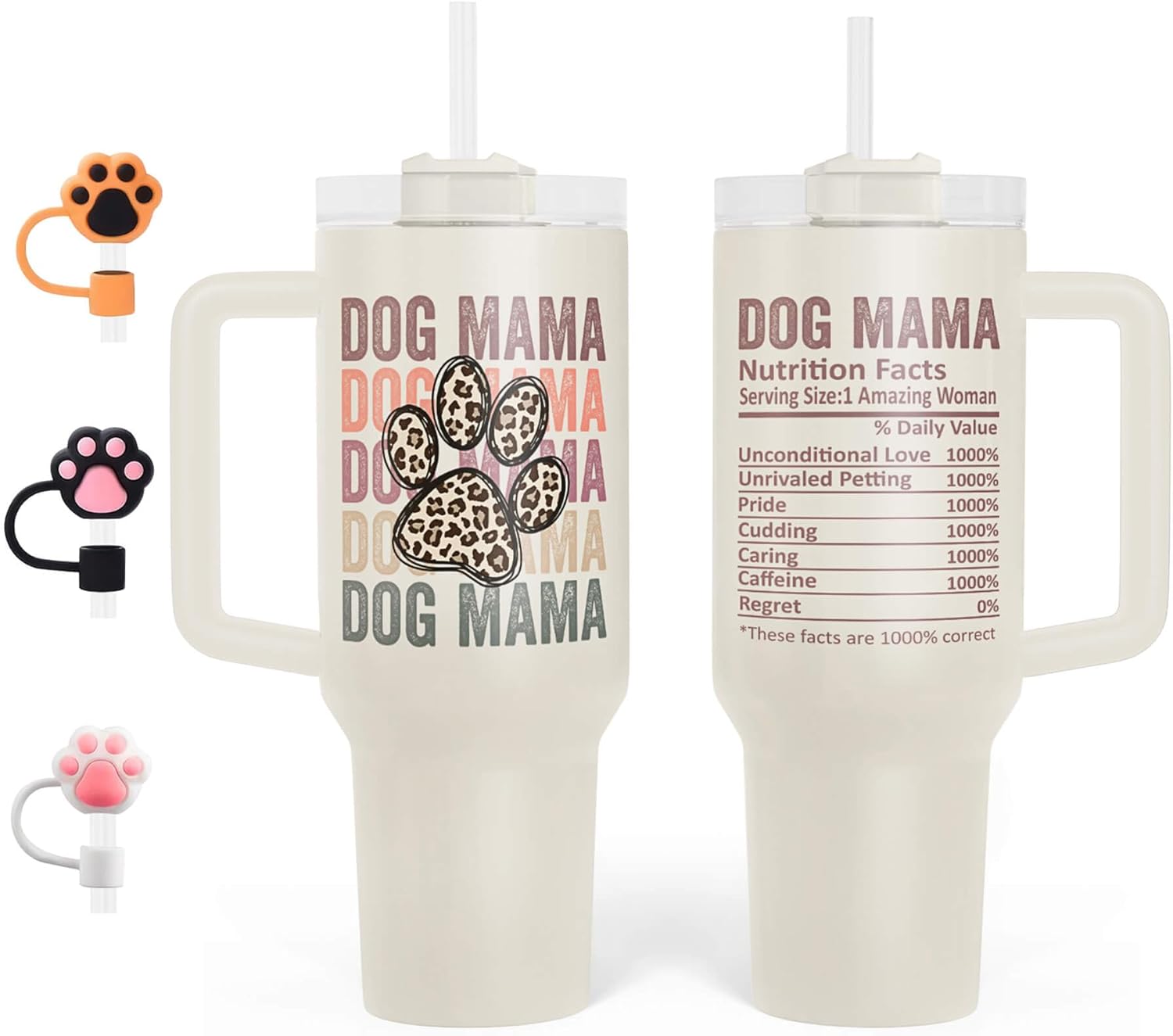 Amazon.com | Fancyfams Dog Mom Mothers Day, Dog Mama Gifts, 40 oz Dog ...