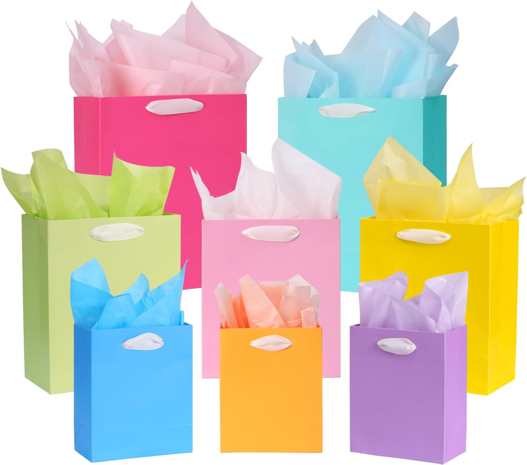 Amazon.com: Hallmark Paper Gift Bag Assortment, Variety Pack of 15 for ...