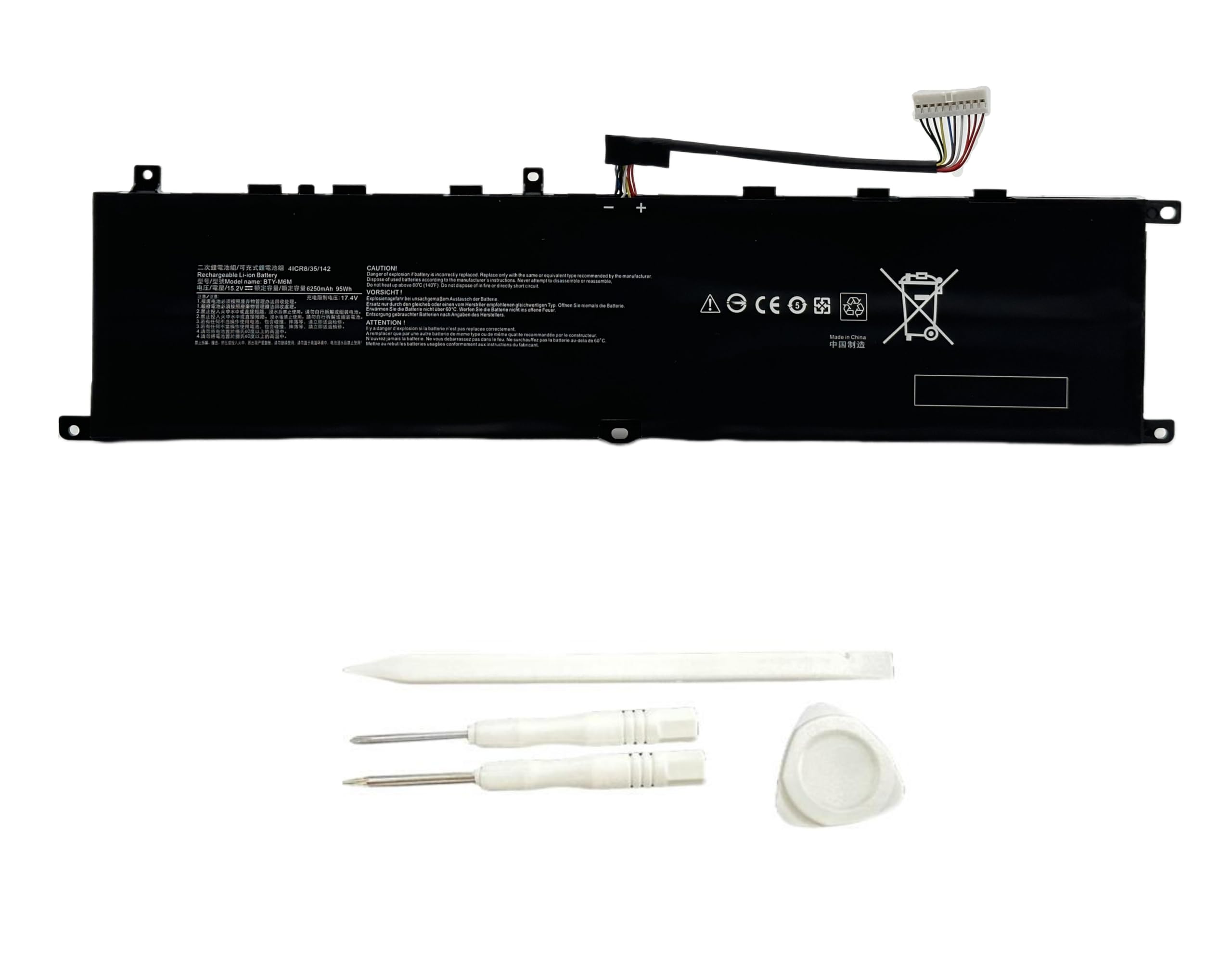 Amazon.com: BTY-M6M Battery Replacement for MSI GS66 Stealth 10SF 10SFS ...