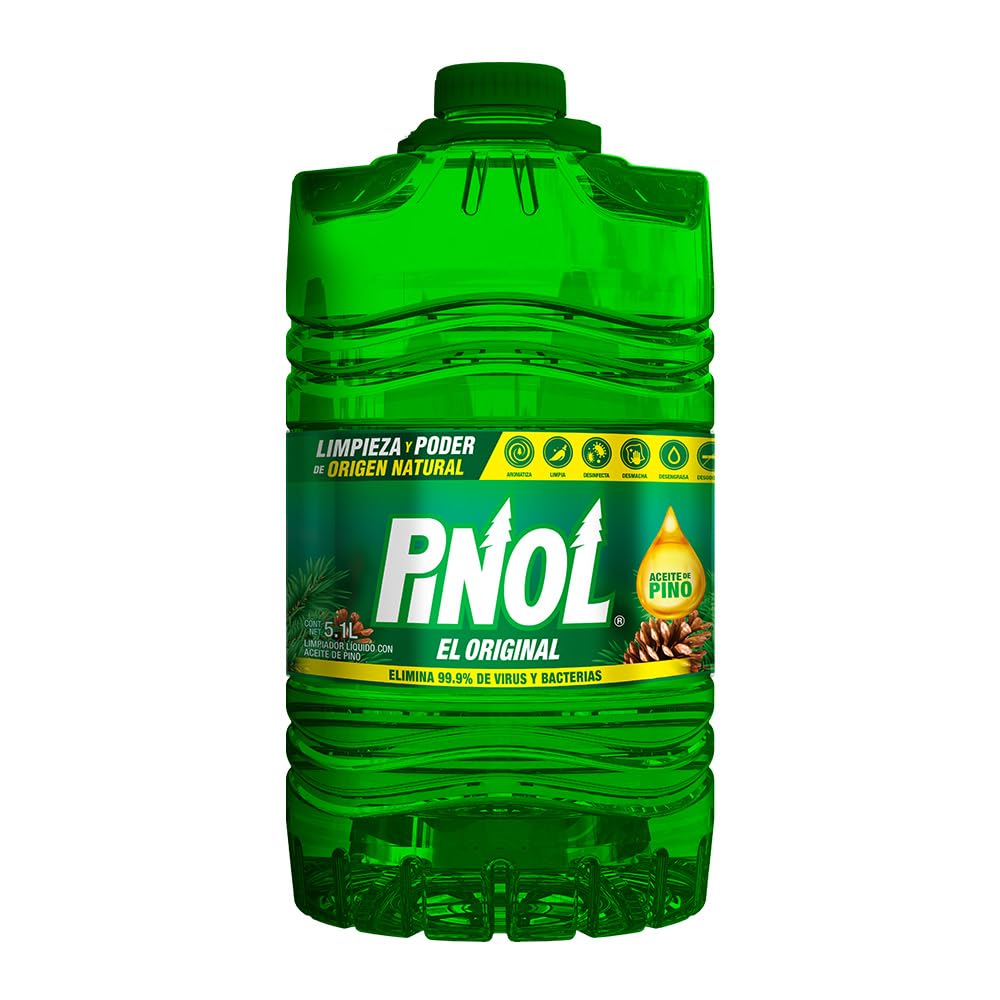 Pinol El Original limpiador multiusos desinfectante pino 5.1 lt ...