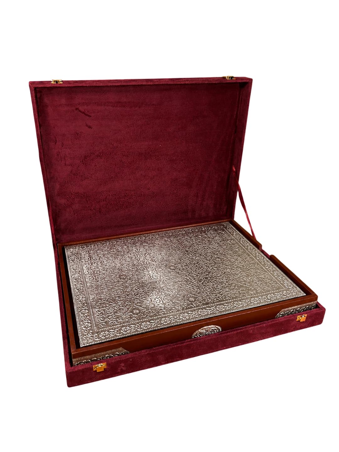 Buy Barn 14 Table Mat Set – Silver | Elegant Dining Table Placemats ...