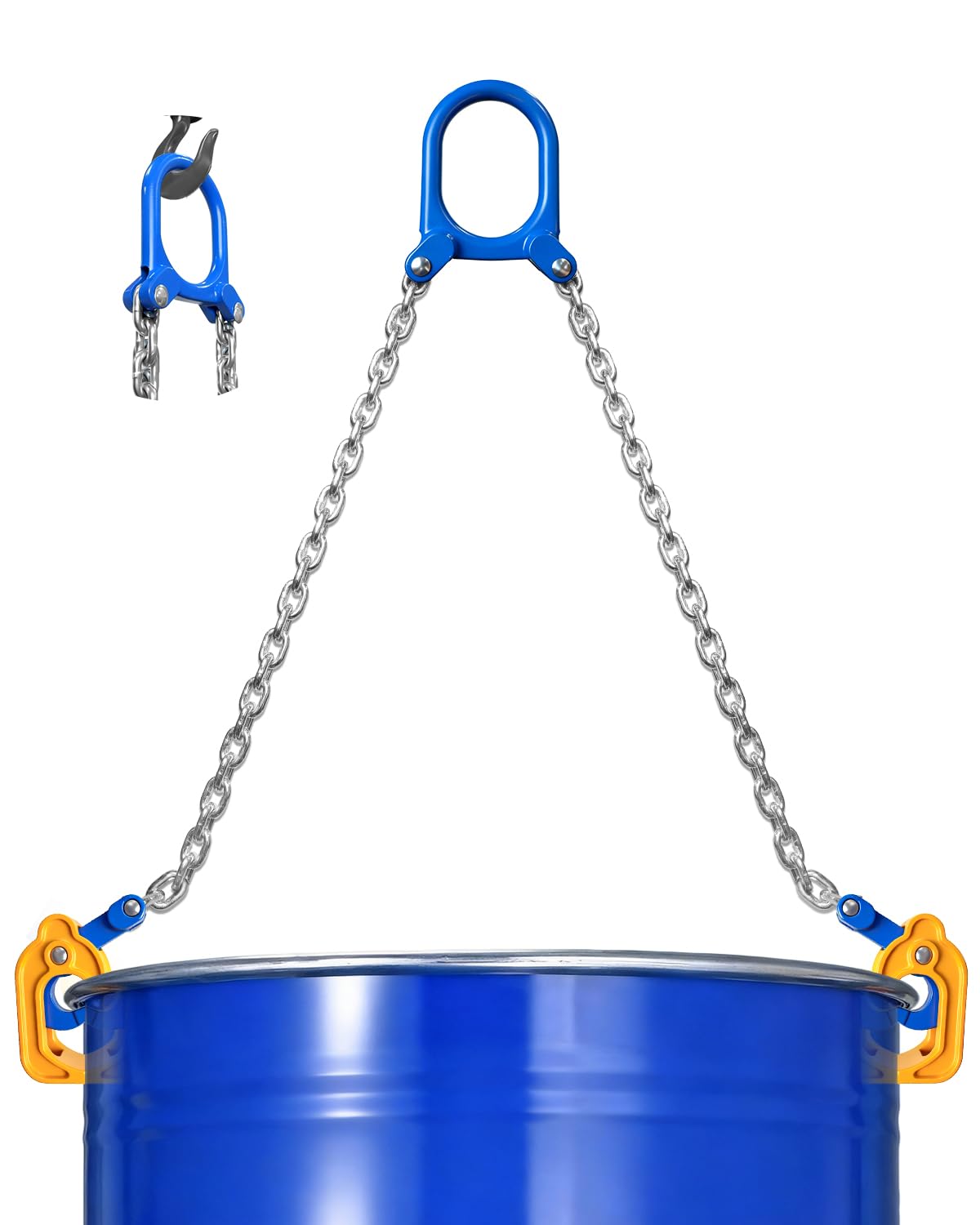 Snapklik.com : FITHOIST 55 Gallon Drum Lifter, 1 Ton Barrel Lifting ...
