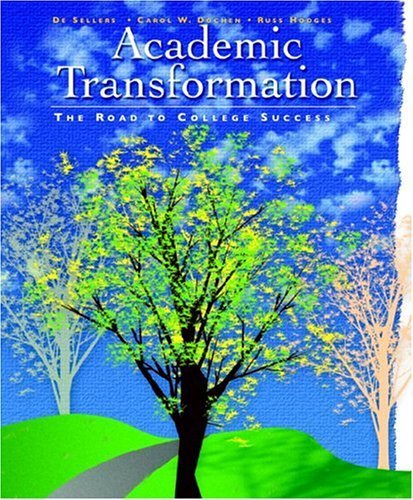 Academic Transformation: The Road To College Success: Sellers, De, Ph.d ...