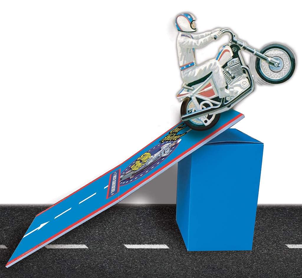 California Creations Z Wind Ups Evel Knievel Stunt Cycle Bike | Desertcart INDIA