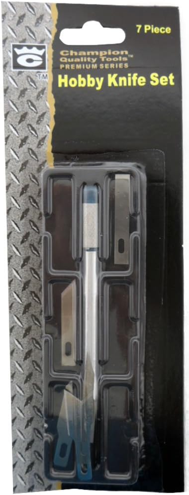 Amazon.com: BLADE PRO 7 Piece Hobby Knife Set | 6 Interchangeable ...