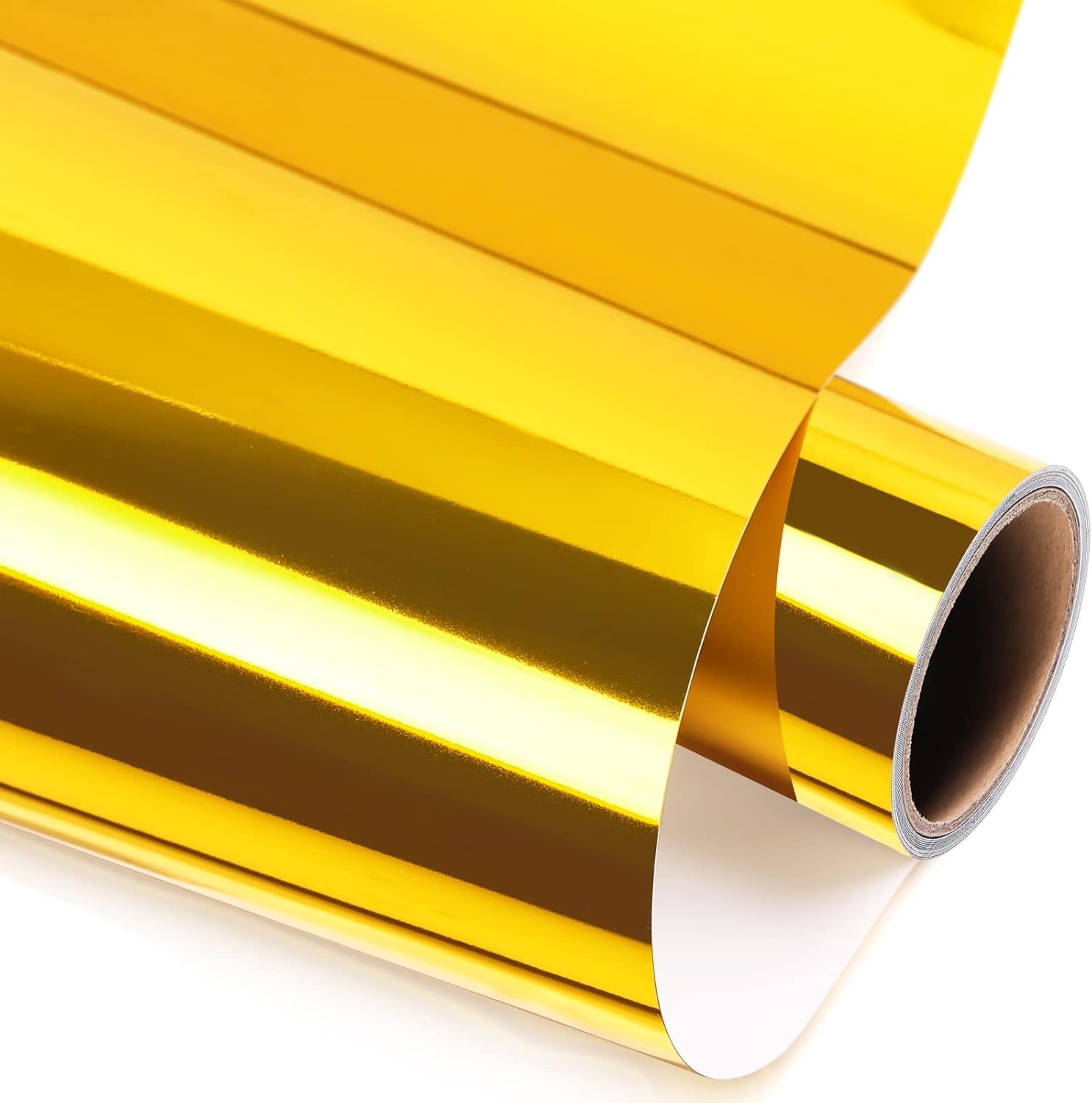 Amazon.com: GIRAFVINYL Gold Chrome Vinyl, Gold Permanent Vinyl - 12" x ...