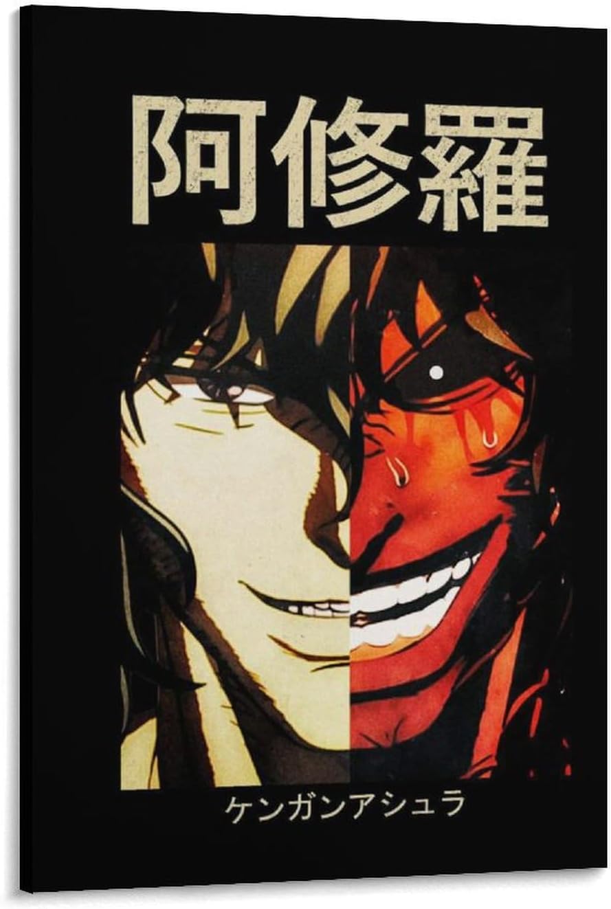 Amazon.com: generic Kengan Omega Anime Posters Ashura - Tokita Ouma ...
