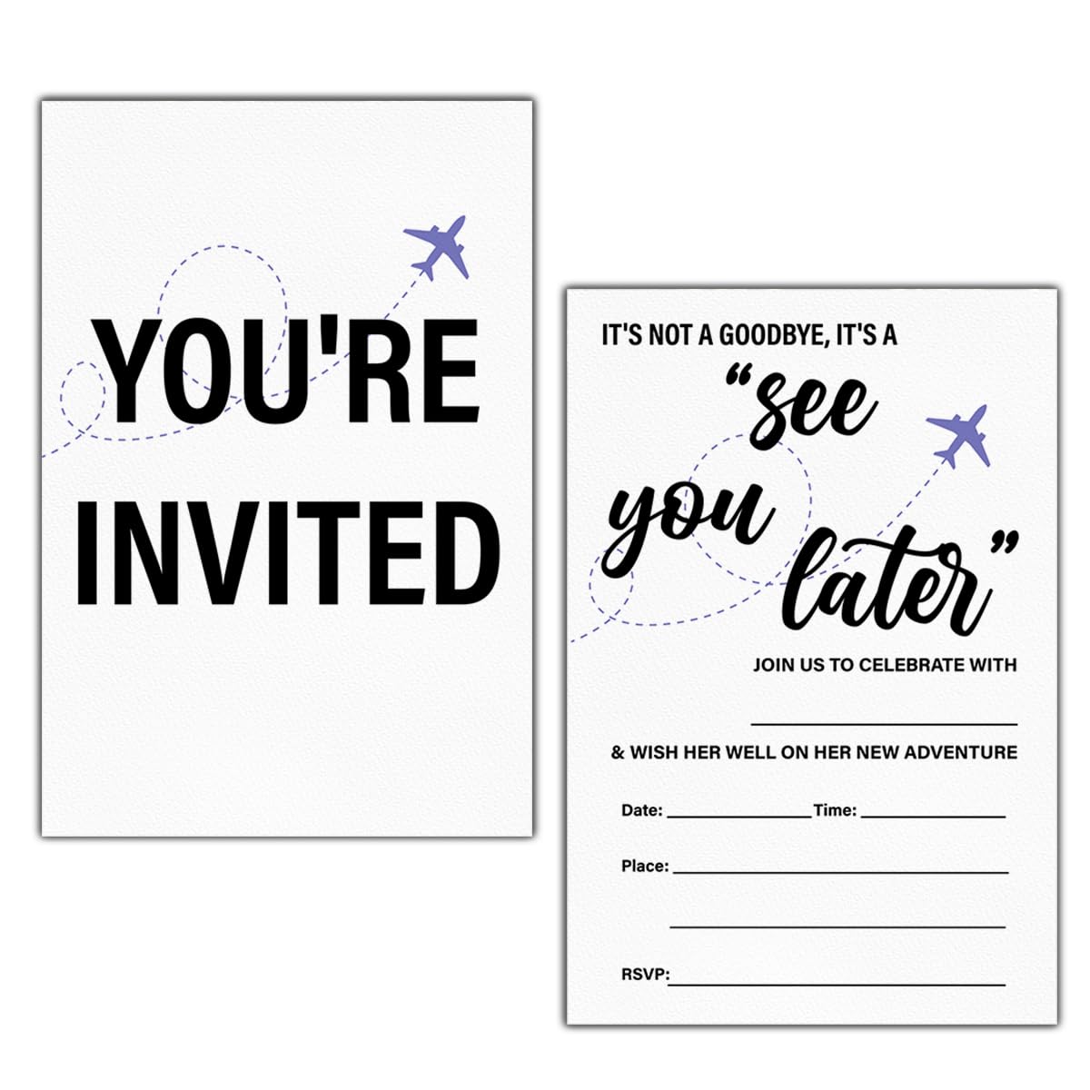 Amazon.com : LyoGao Going Away Party Invitations With Envelopes (20 ...