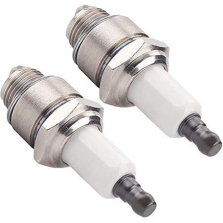 Amazon.com : Powtol (Pack of 2 RJ19LM Spark Plug for Briggs & Stratton ...