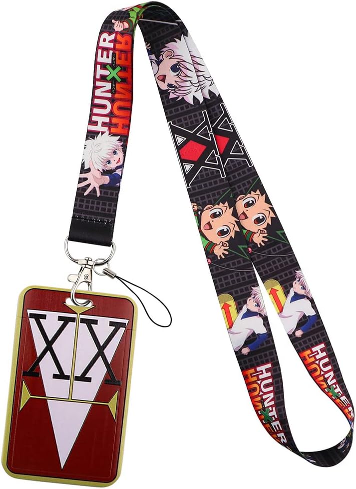 Amazon.com : Hunter X Hunter Merch Pro Hunters ID Badge Holder Keychain ...