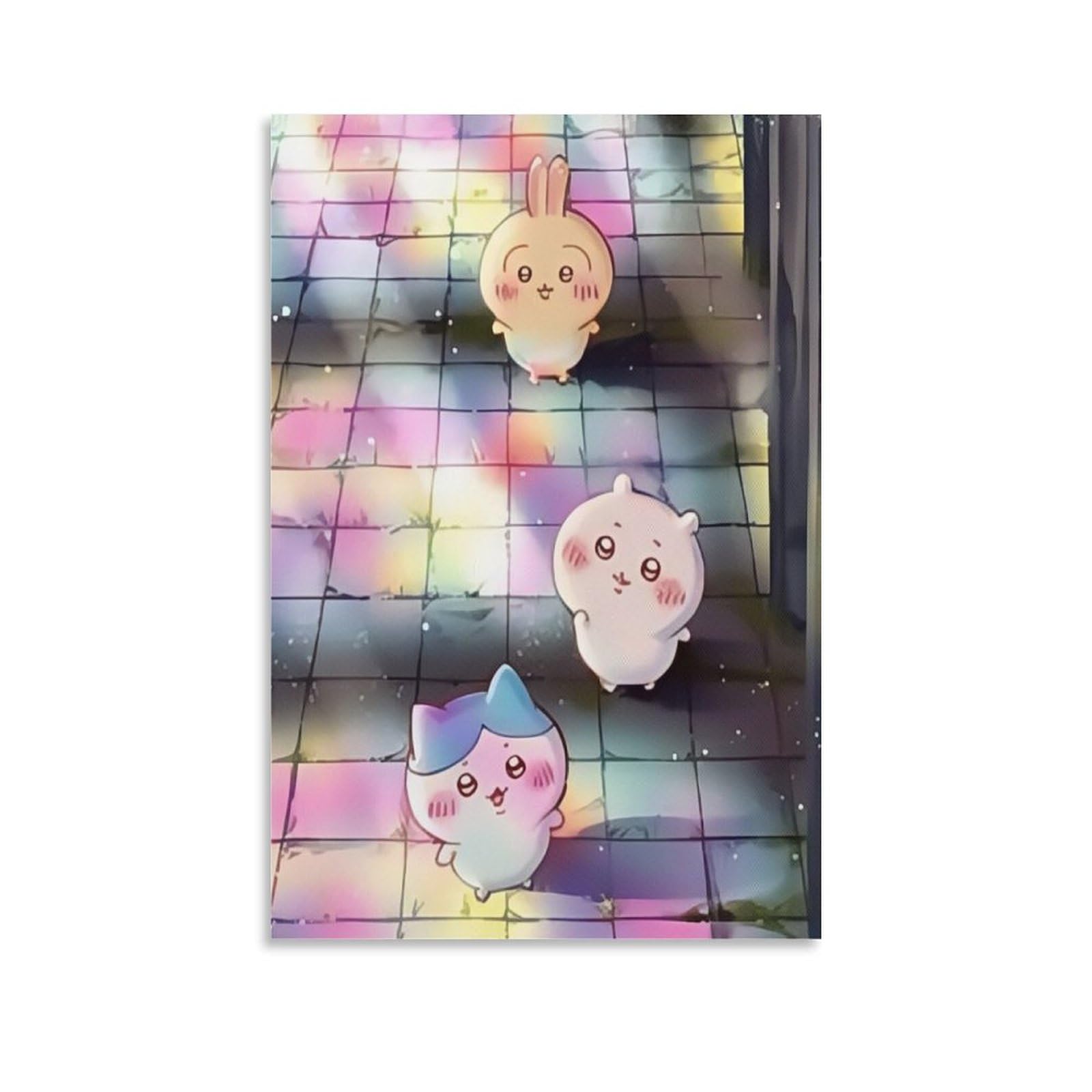 Amazon.com: Anime Chiikawa Poster Canvas Wall Art Posters For Room ...