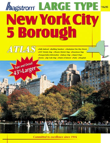 Hagstrom New York City 5 Borough Atlas: Hagstrom Map Company ...