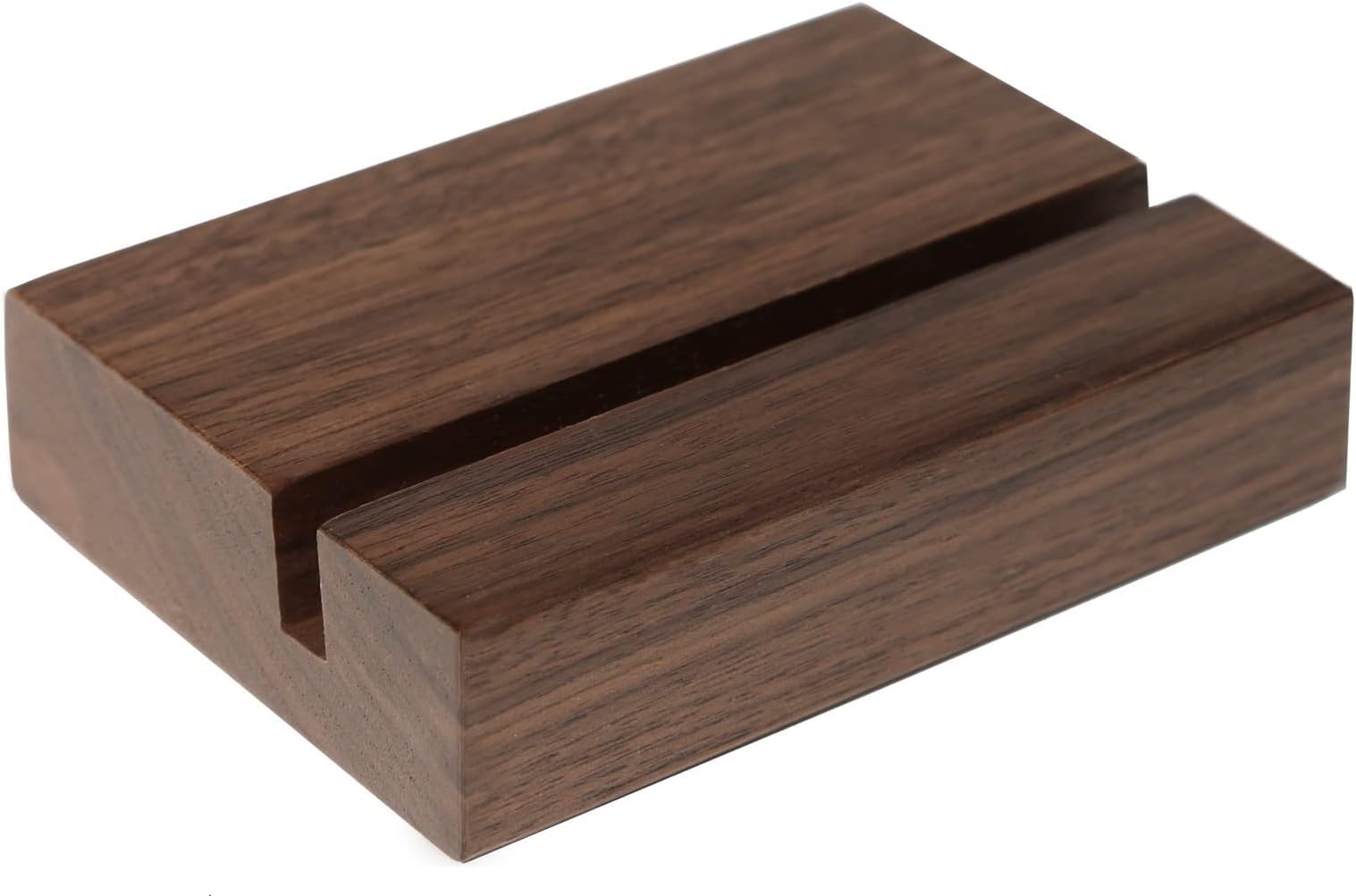 Amazon.com: A5 Walnut Wood Sign Holder Vertical Table Card Flip Display ...