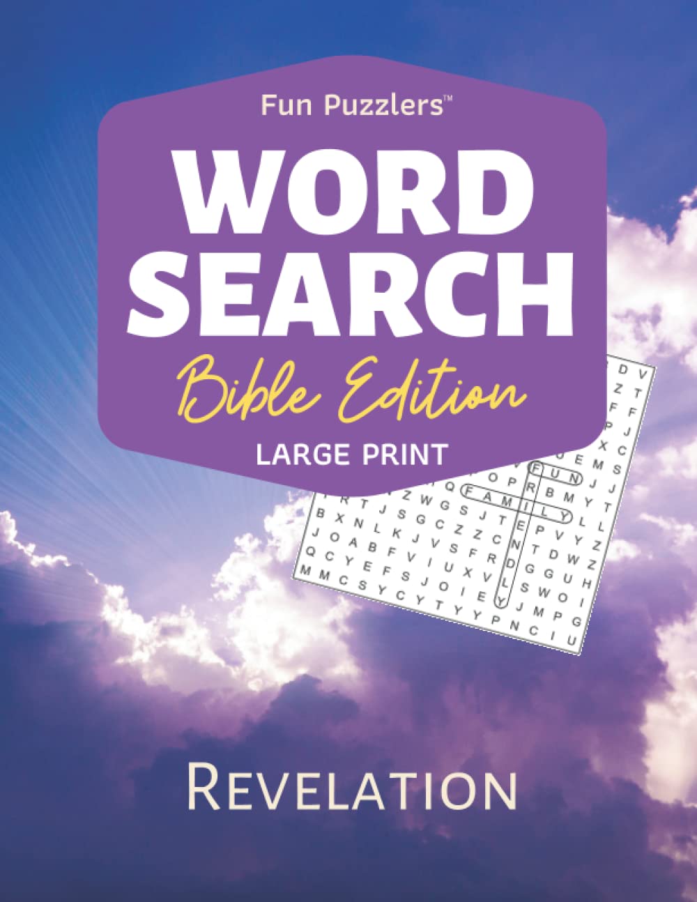 Word Search: Bible Edition Revelation: 8.5" x 11" Large Print (Fun ...