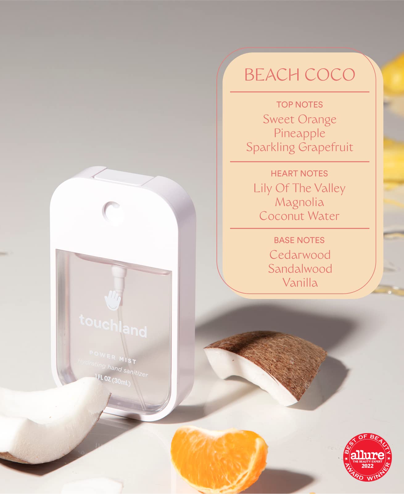 Snapklik.com : Touchland Power Mist Hydrating Hand Sanitizer Spray, DYE ...