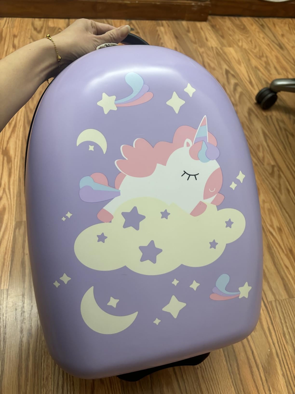 Amazon.com | BABY JOY Kids Luggage, 16” Hard Shell Kids Carry On ...