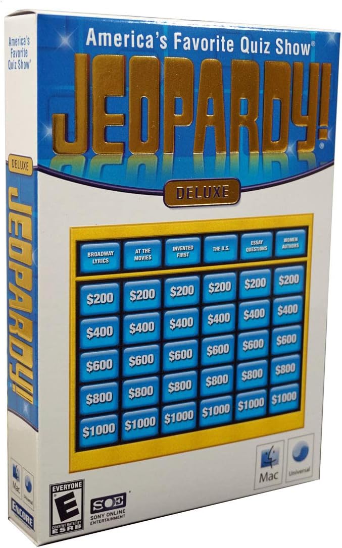 Amazon.com: Jeopardy Deluxe [Old Version] : Everything Else