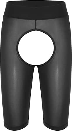 Amazon.com: Doomiva Women's Sheer Mesh Biker Shorts See Through Cover ...