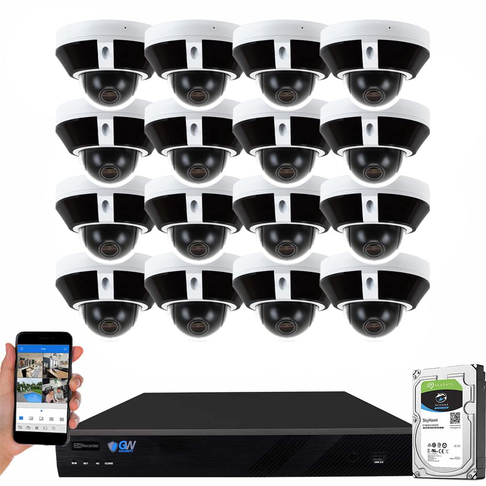 Amazon.com : GW Security 16 Channel 4K NVR 5MP PTZ 3X Optical Zoom IP ...