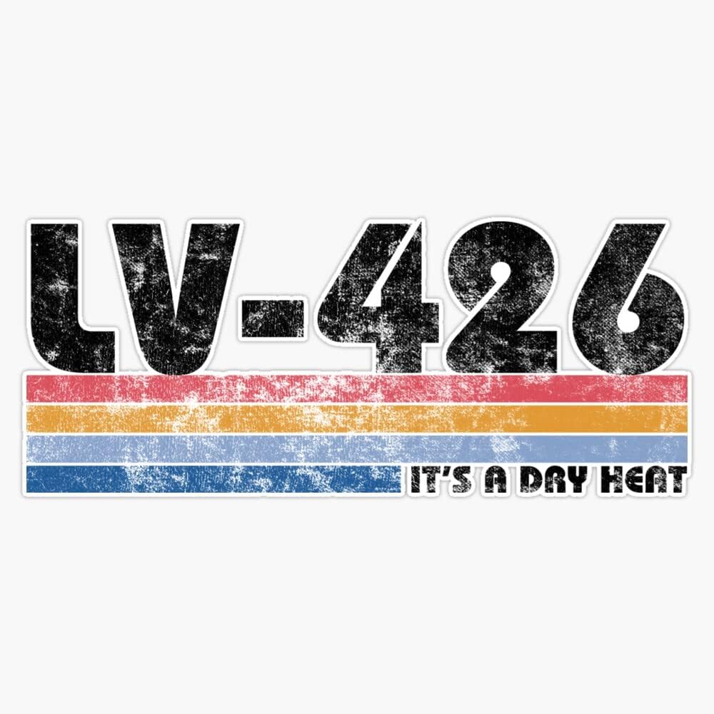 Amazon.com: Magnet Lv-426 Aliens It's A Dry Heat Magnetic Vinyl Sticker ...