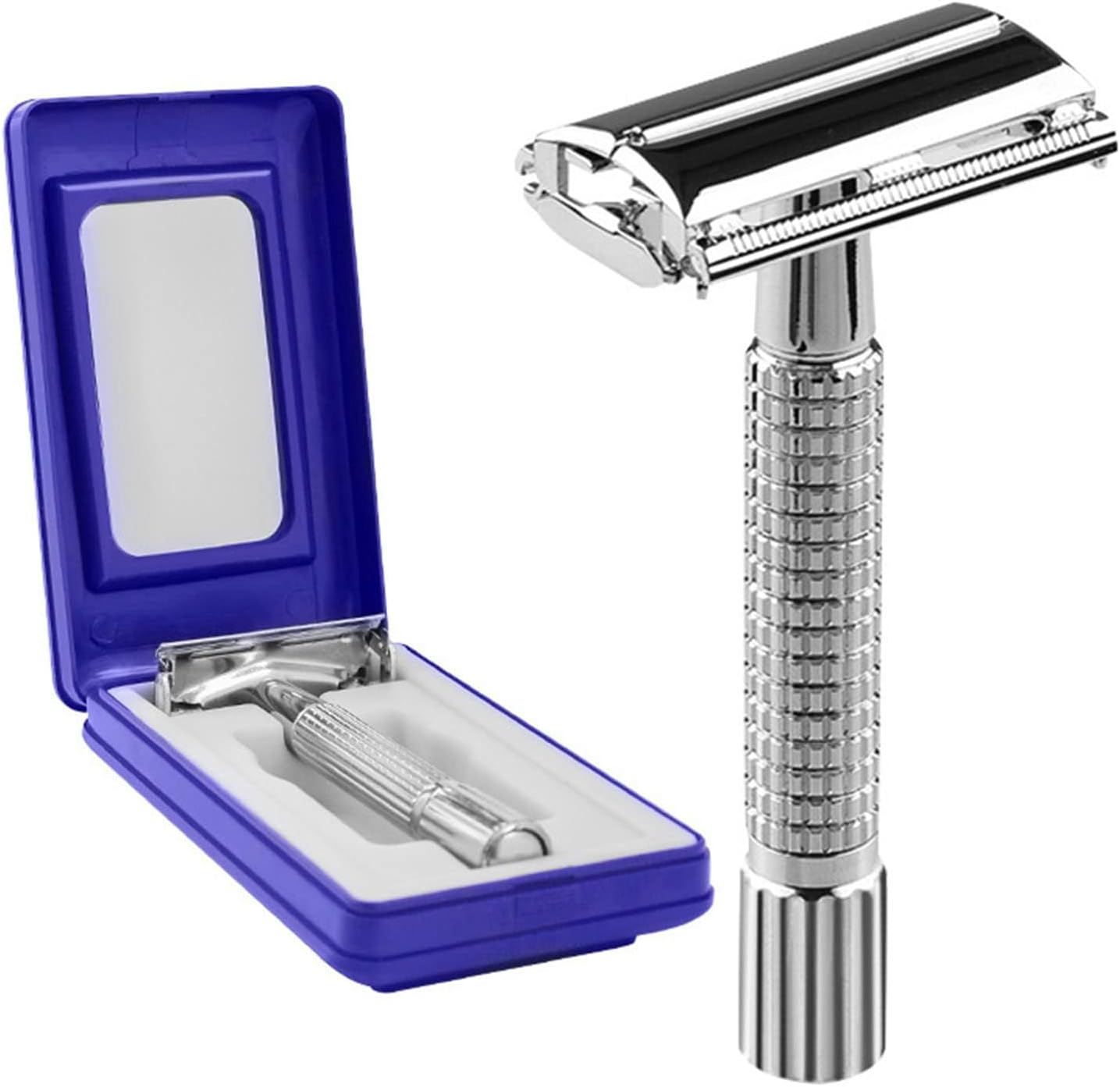 Amazon.com: Double Edge Safety Razor for Unisex, Women & Men's - Fits ...