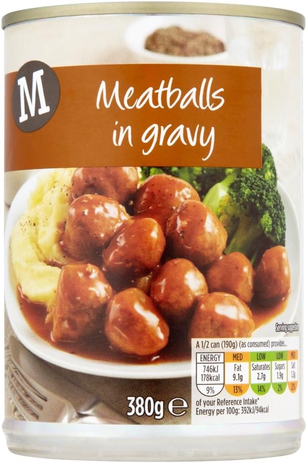 Morrisons Meatballs in Gravy, 380g : Amazon.co.uk: Grocery