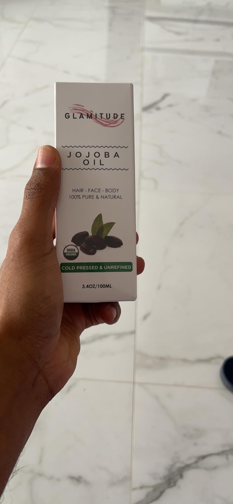 Organic Jojoba Oil for Skin – Pure & Cold-Pressed | Face, Hair, Beard ...