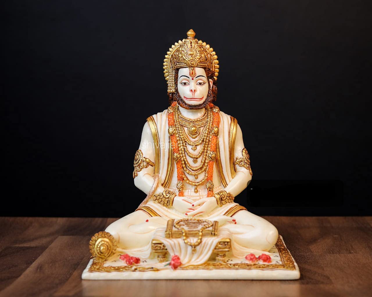 Buy SHIVAJI ARTS Hanuman Statue, 8Inch, Marble Lord Hanuman Monkey God ...