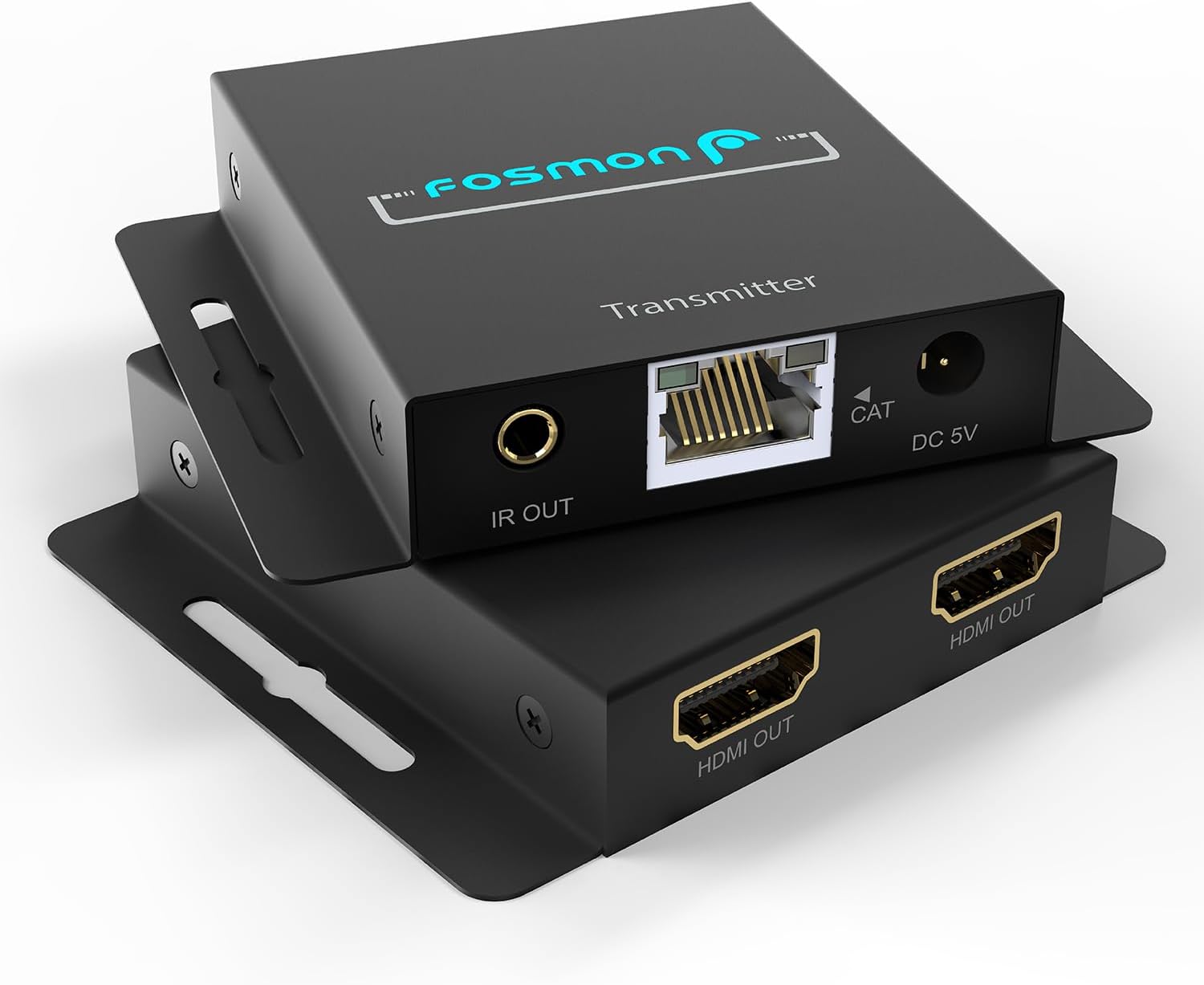 MVBOONE HDMI 4K Adaptador sobre Cat5e/6 (1 par), repetidor HDMI a RJ45 ...
