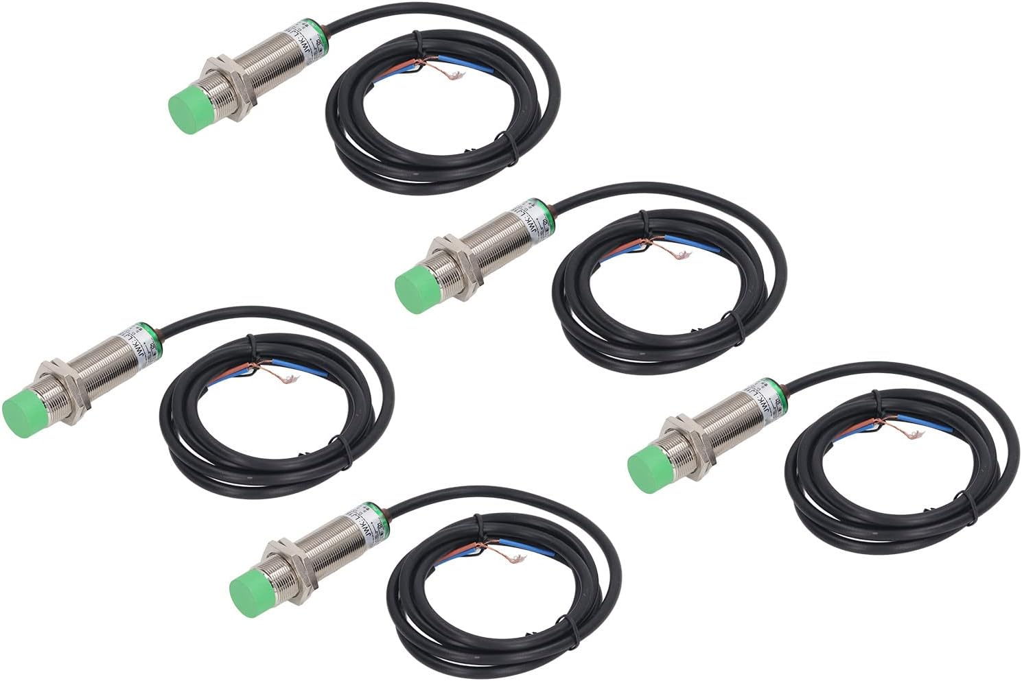 Proximity Sensor Inductive 10 36Vdc Wire 5Pcs Wire Normally Open Inductive